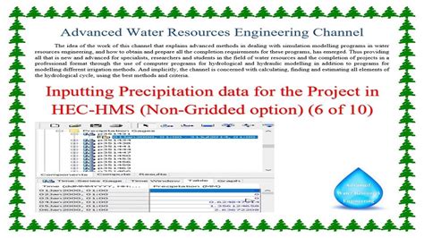 inputting precipitation data for the project in hec hms non gridded