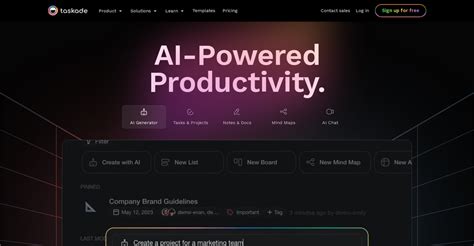 Taskade Taskade Theres An Ai For That