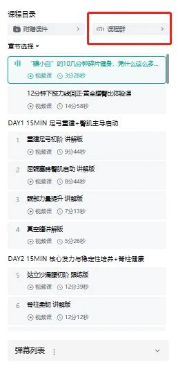 18天体态矫正·黄金腰臀比课程相关答疑（持续更新，购课崽进群找健身搭子啦） 哔哩哔哩
