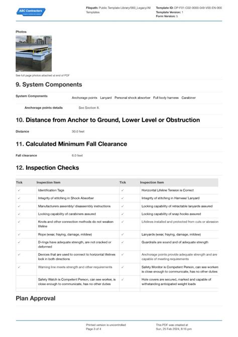 Fall Protection Plan Requirements A Comprehensive Overview