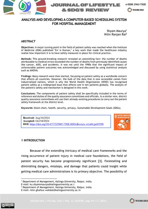 Pdf Analysis And Developing A Computer Based Scheduling System For