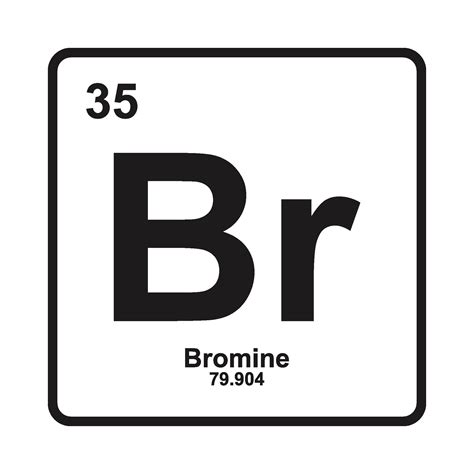 Bromine Element Icon 33954759 Vector Art At Vecteezy