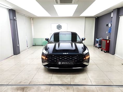 기아 K8 하이브리드 신차패키지 레인보우 V90 썬팅 만도 V3 애프터블로우 심플구성 시공후기 네이버 블로그