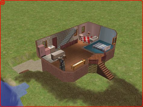 Mod The Sims Basegame Room For Eight X Lot Minimally Furnished
