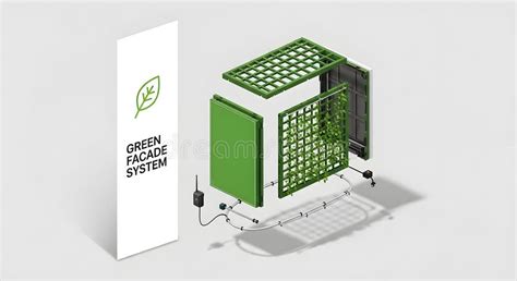Green Facade System Components Vertical Garden Technology