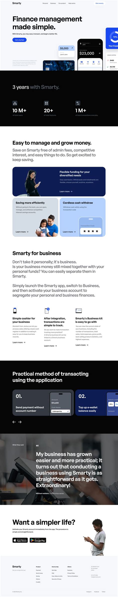 unique website design modern web design ui design website