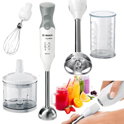 BLENDER RĘCZNY BOSCH 600W ZESTAW KOŃCÓWEK MOCNY - Sklep, Opinie, Cena w ...