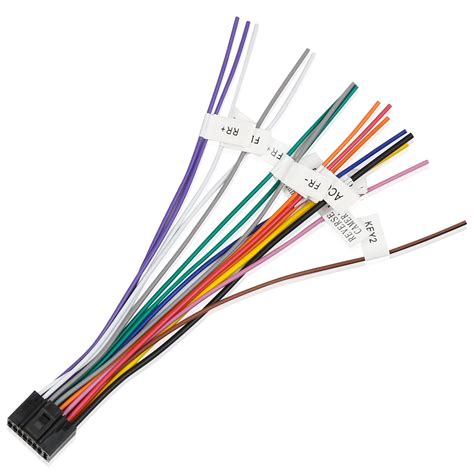 Adaptador De Cableado De Radio Android Para Reemplazo De Arnés De Cable De 16 Pines Iso Para