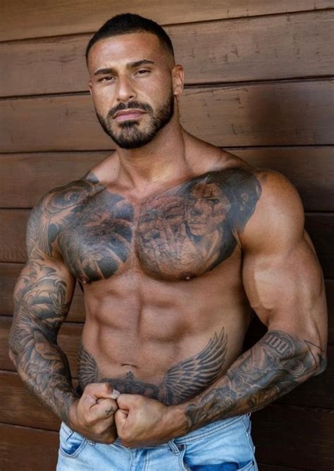 Pin By Muscle Worshiper On Handsome Men Beard Muscle Muscle Men