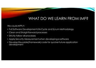 Grokking TechTalk 19 Software Development Cycle In The International