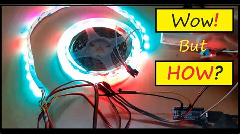 How To Make Diy Music Reactive Rgb Led Strip Ws2812b Music Visualizer With Arduino Youtube