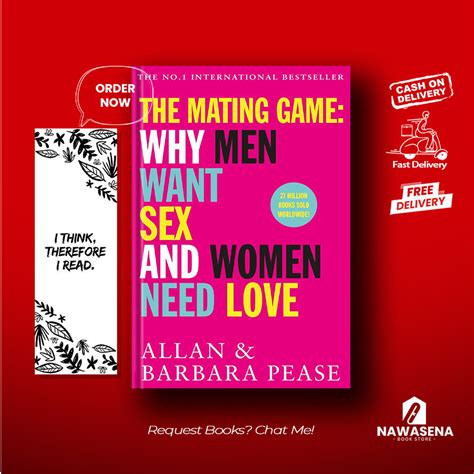 Jual Why Men Want Sex And Women Need Love By Allan Pease English