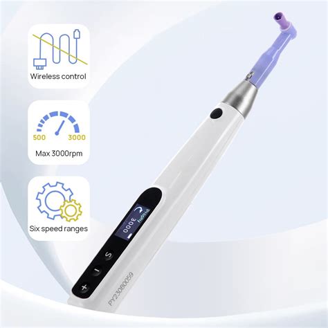 Dental Cordless Electric Hygiene Prophy Handpiece 360° Swivel 2 Prophy
