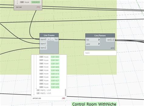 Listcreate Node Return Null Lists Logic Dynamo