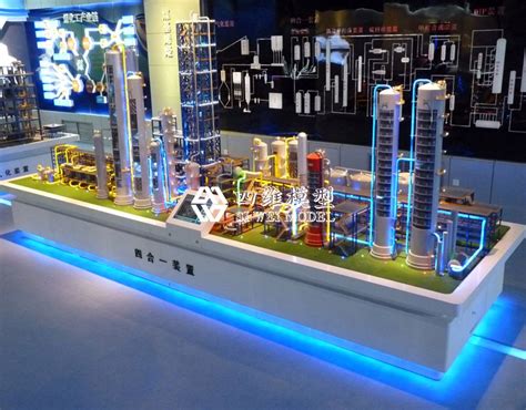 煤化工科技馆煤制甲醇 智慧化工沙盘 北京模型公司 机械动态模型制作工业模型制作沙盘模型制作
