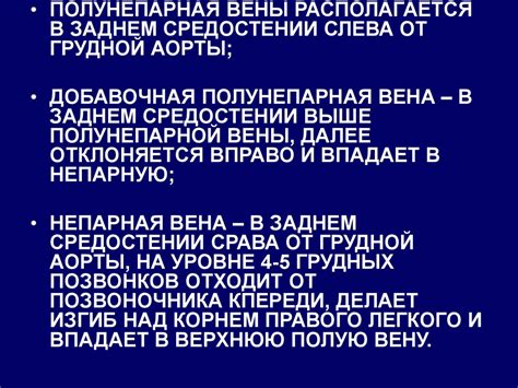 Вены большого круга кровообращения презентация онлайн