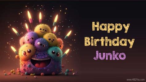 Happy Birthday Junko Congratulations And Best Wishes