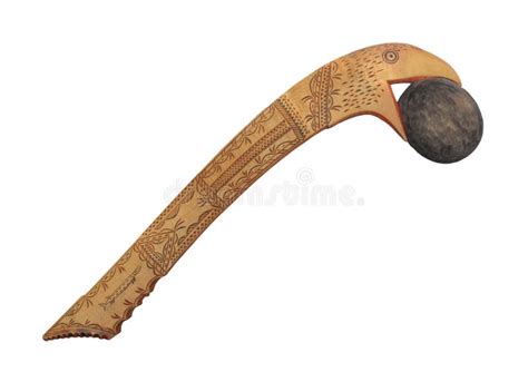 Native American War Hammer Isolated Stock Photo Image Of Rock