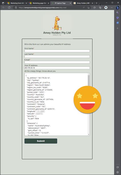 Capture IP Address Country Timezone And Connection Details In Dynamics 365 Marketing Forms