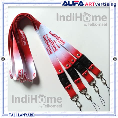 Jual TALI LANYARD GANTUNGAN ID CARD HP KUNCI DLL INDIHOME TELKOMSEL Kota Depok