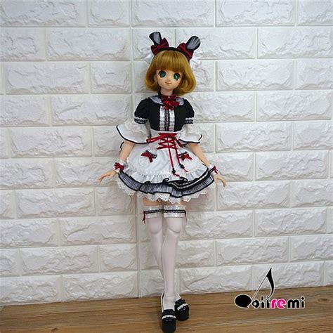 Dd チョコブラウニーウサ耳メイド服セット Ee