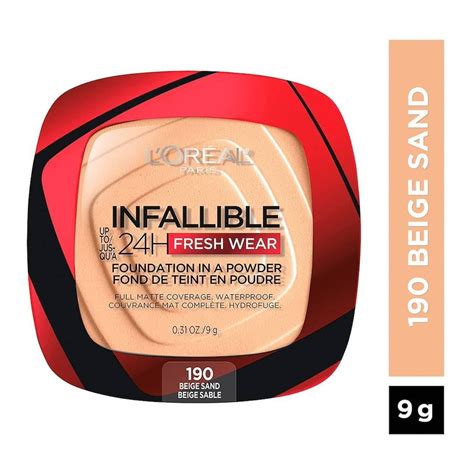Maquillaje en polvo compacto L Oréal Infallible h fresh wear beige sand g Walmart