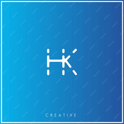 Premium Vector Hk Creative Latter Logo Design Premium Vector Creative