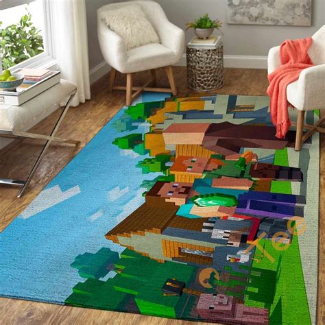 Minecraft Area Rug Design Trend
