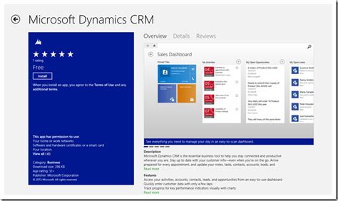 Microsoft Dynamics Crm 2013 Windows Mobile Client App Moca Download