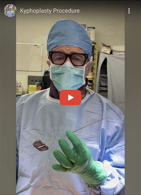Kyphoplasty Procedure William Capicotto M D Pc