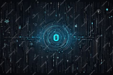 Premium Photo Technology Background Big Data Concept Binary Computer Code Vector Illustration