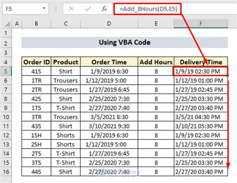 Add 8 Hours To Time In Excel 4 Suitable Ways Exceldemy