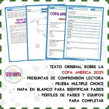 Copa América fútbol TEXTO ACTIVIDADES GEOGRAFÍA Hispanic Heritage