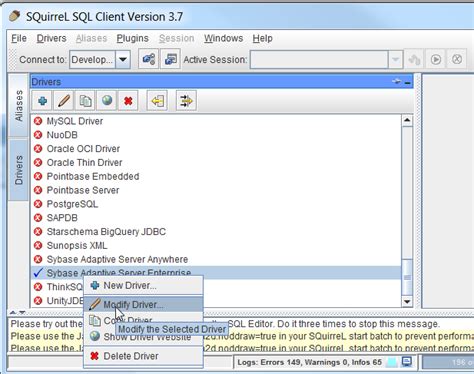 Connect Database Squirrel Sql Client Windows TechiWorks