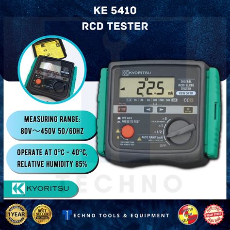 Kyoritsu 5410 Rcd Tester Brand New And Original Shopee Malaysia