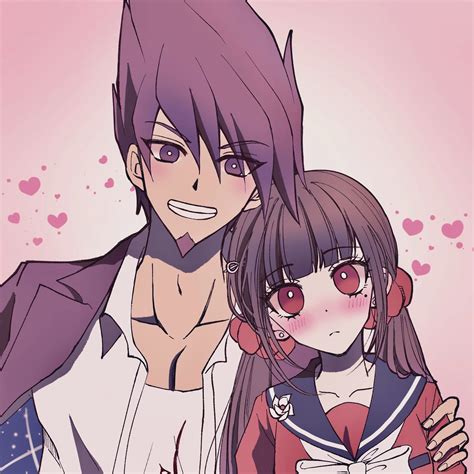 Harukawa Maki And Momota Kaito Danganronpa And 1 More Drawn By Satori