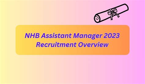NHB Assistant Manager 2023 Recruitment Overview Allsmartadvice