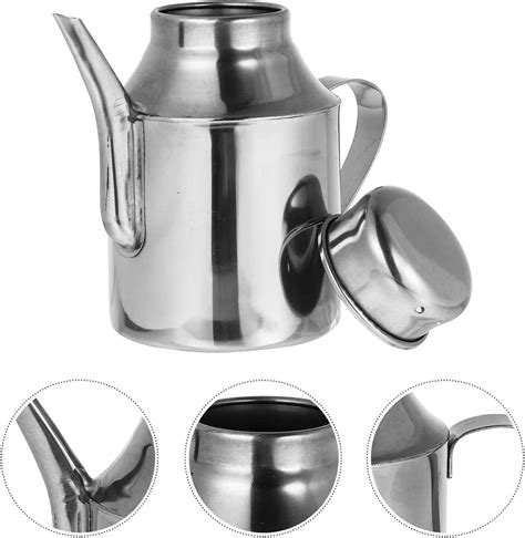 Healifty Stainless Steel Neti Pot Nasal Wash Bottle Sinus Remover For