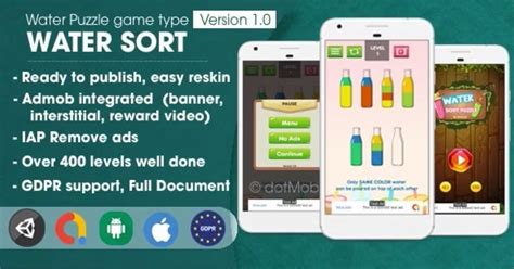 Water Sort Puzzle Unity Complete Project Gpl Download Codeintra