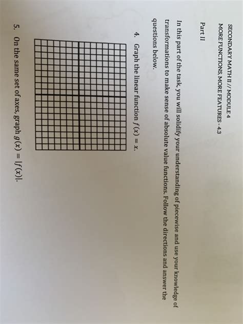 Solved Secondary Math Ii Module 4 More Functions More
