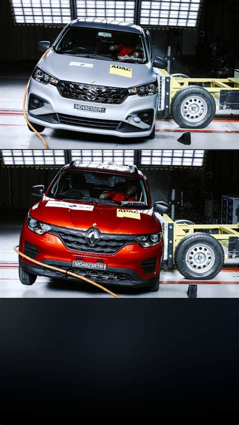 Maruti Suzuki Ertiga Vs Renault Triber Safety Rating Comparison