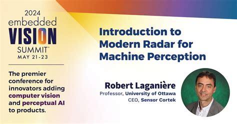 Introduction To Modern Radar For Machine Perception A Presentation From Sensor Cortek Edge