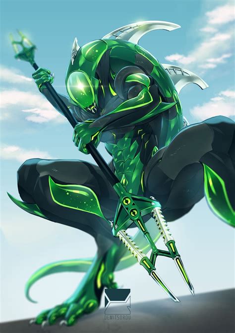 Lerahk Commission By Demitsorou V Concept Art Characters Monster