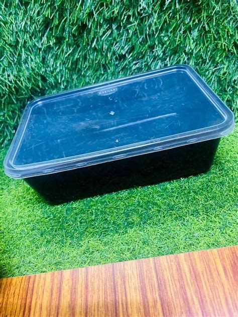 750 Ml Rectangular Food Containers With Lid At Rs 650piece