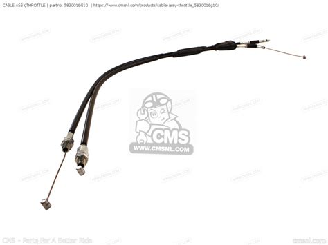 5830016g10 Cable Assythrottle Suzuki Buy The 58300 16g10 At Cmsnl