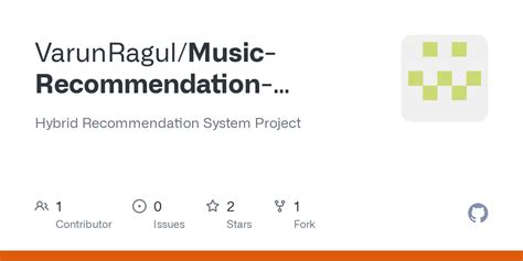 Github Varunragul Music Recommendation System Hybrid Recommendation