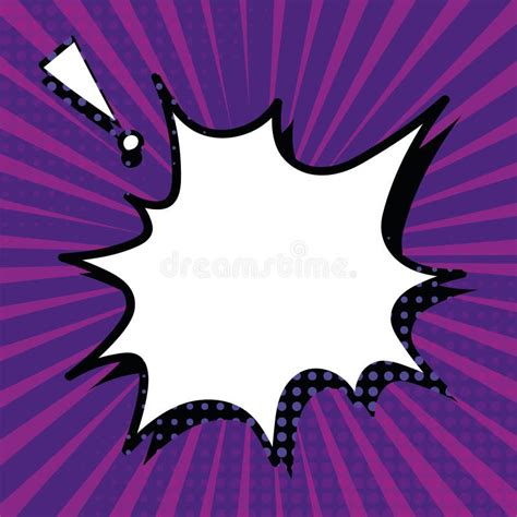 Empty Comic Bubble Chat Vector Stock Vector Illustration Of Empty