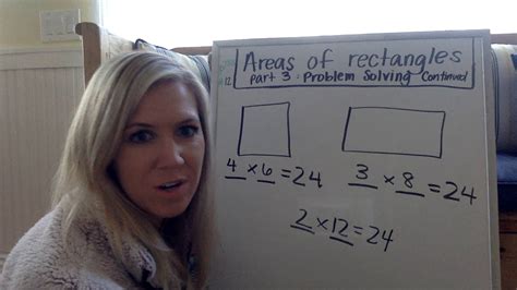 Areas Of Rectangles Part YouTube