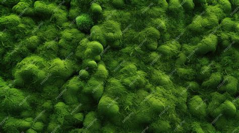 Premium Ai Image Natural Beautiful Mosses Texture Background View From The Top Hd