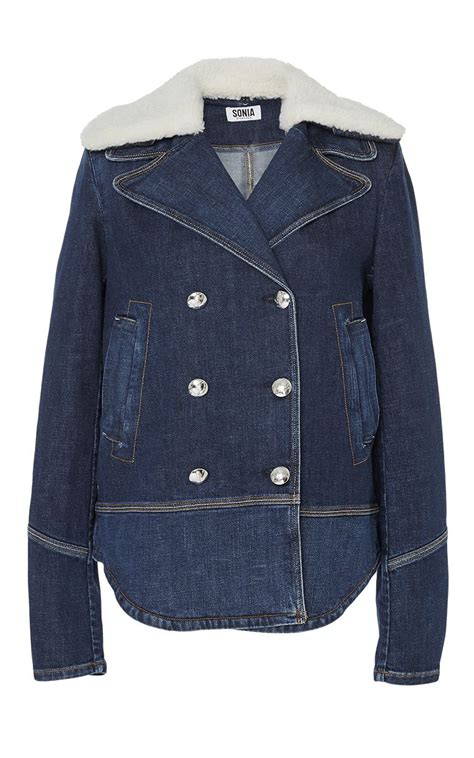 Faux Fur Collar Denim Jacket Denim Inspiration Denim Fashion Denim